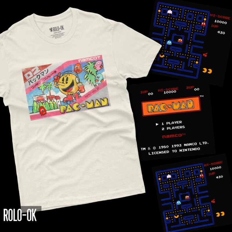 Pac-man Camiseta Rolo-ok - Rolo-OK