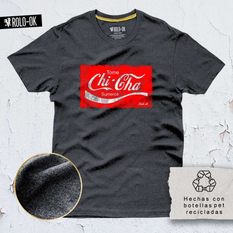 Toma Chi-Cha Camiseta Negra Rolo-ok - Rolo-OK