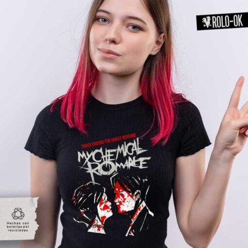 My chemical romance three cheers for sweet revenge Camiseta Negra Mujer ...